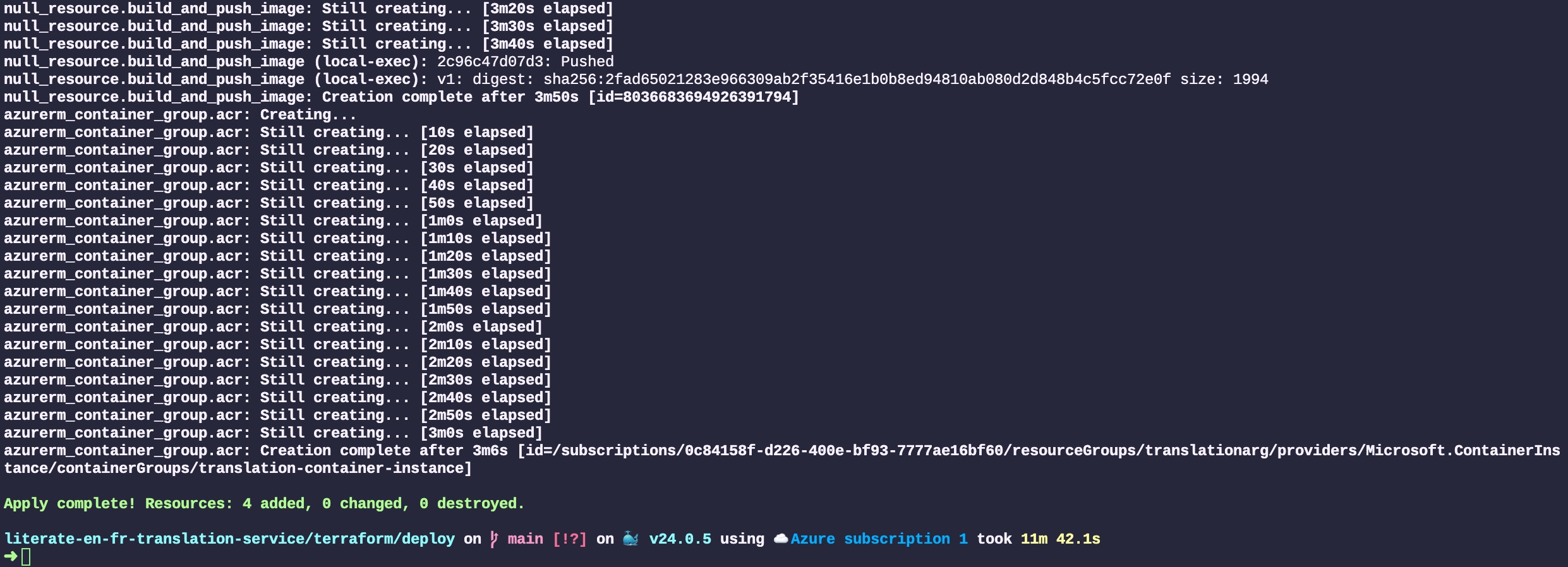 How to Deploy Hugging Face Models in Azure using Terraform and Docker – Frederick Giasson